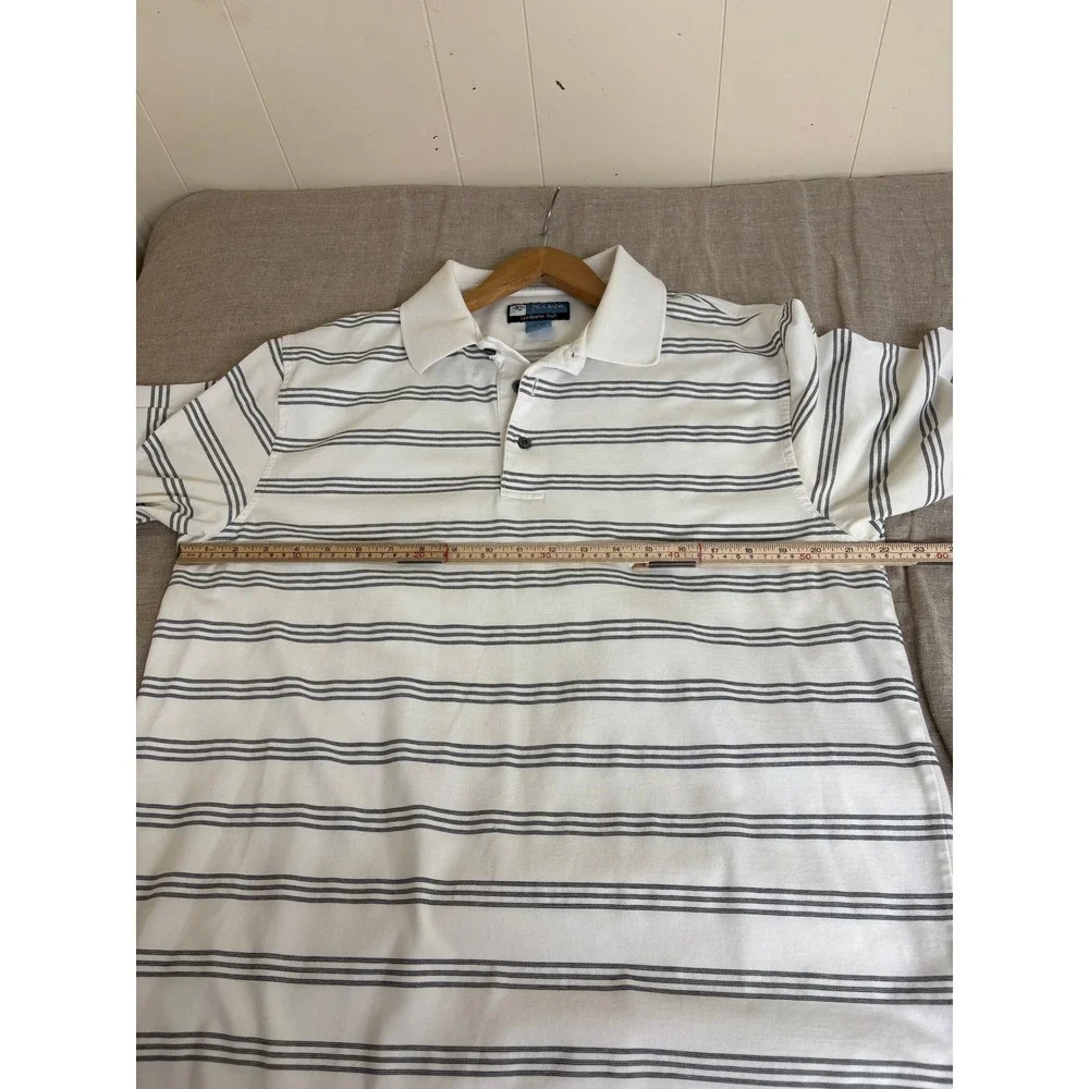 Jos. A. Bank | Shirts | Jos A Bank Polo Shirt Mens Medium White Grey ...